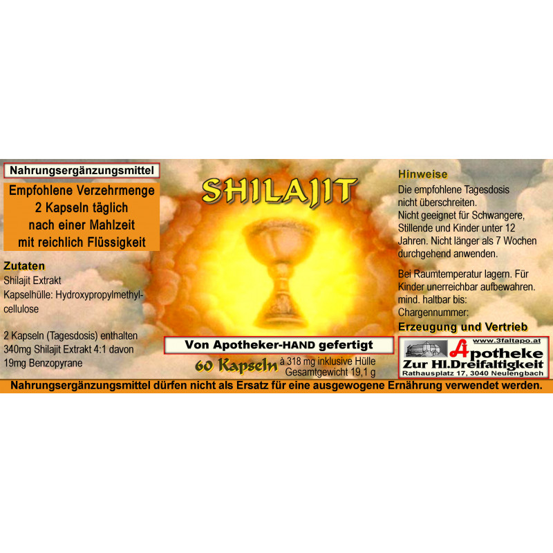 Shilajit Extrakt Kapseln