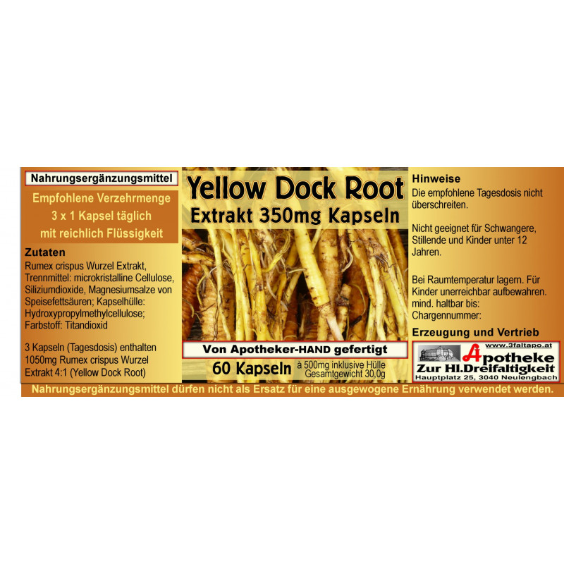 Yellow Dock Root Extract